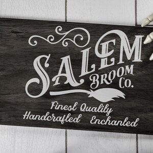 Salem Broom Company SVG Halloween Sign Svg Fall Sign Svg - Etsy