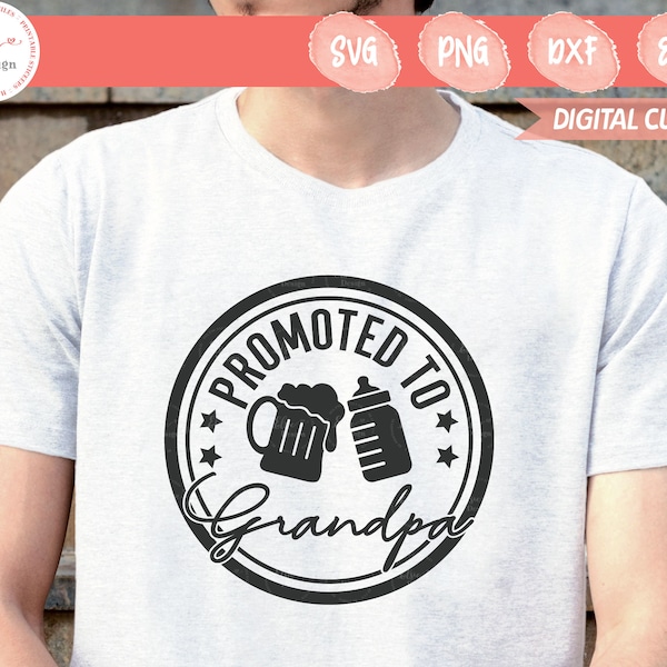 First Time Grandpa Svg - Etsy