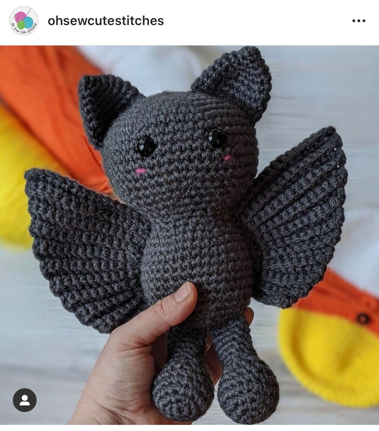 Hatching Bat PDF Crochet Pattern - Etsy