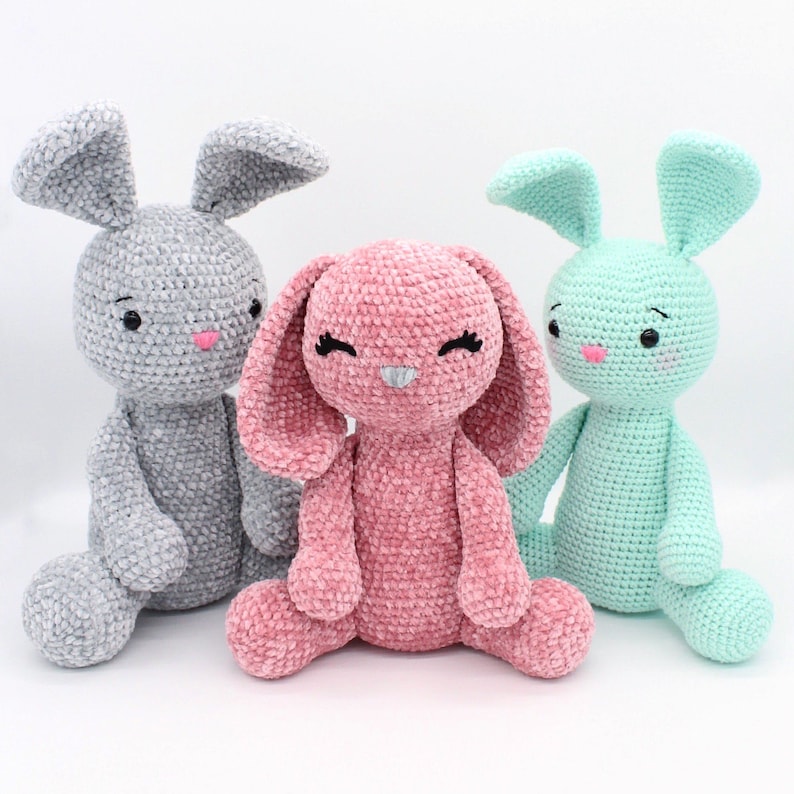 Big Bunny Pattern Crochet Bunny Pattern - Etsy