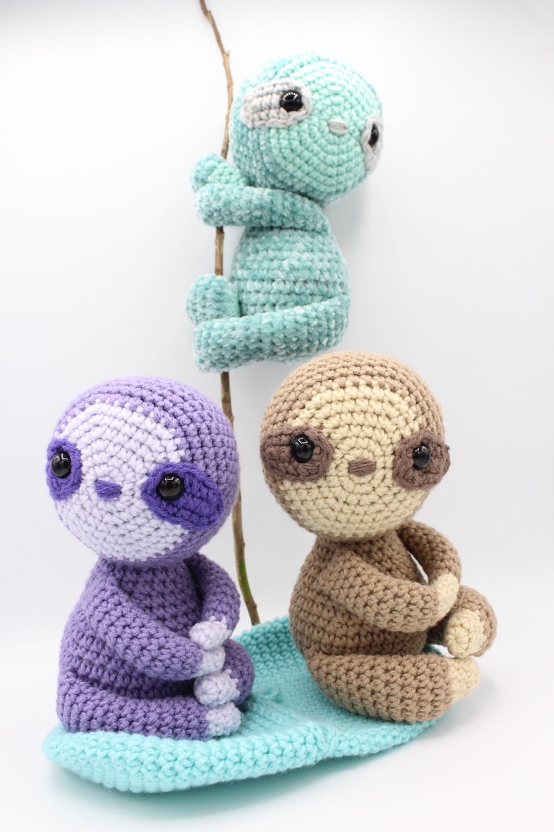 Hatching Sloth Pattern Crochet Sloth Pattern - Etsy
