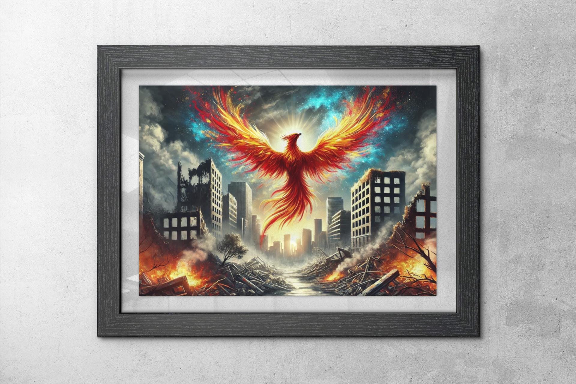 Phoenix Inspirational Wall Art Printable Poster | Home Office Decor ...