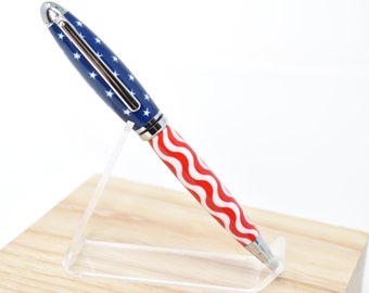 Fountain Pen American Flag - Etsy