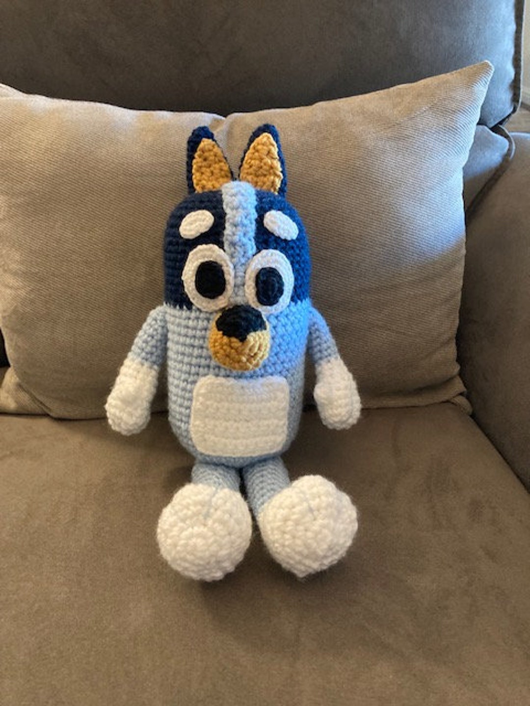 1 Crocheted Bluey Character, Gift, Toy. - Etsy