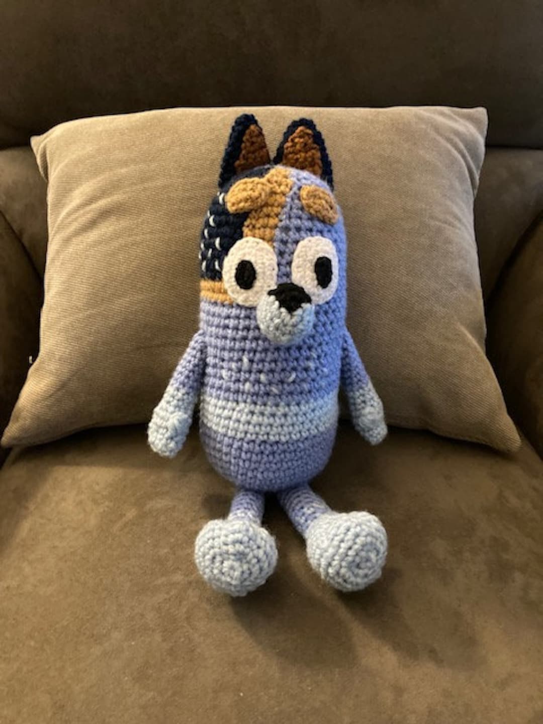 1 Crocheted Uncle Stripe (bluey) Character, Gift, Toy. - Etsy