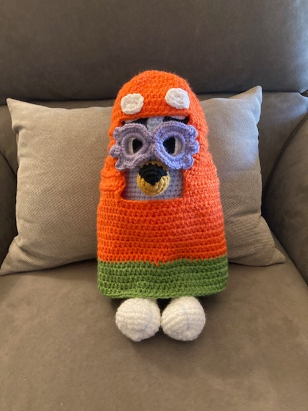 1 Crocheted Bluey Character With Granny (janet) Costume, Gift, Toy. - Etsy