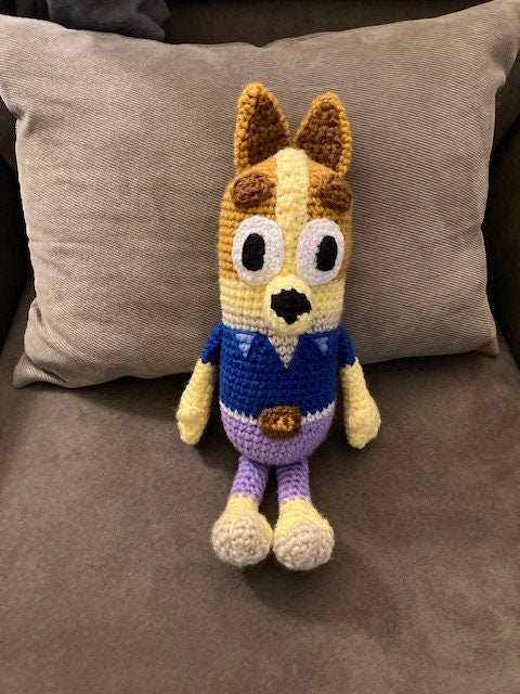 1 Crocheted Bartleby (bluey) Character, Gift, Toy. - Etsy