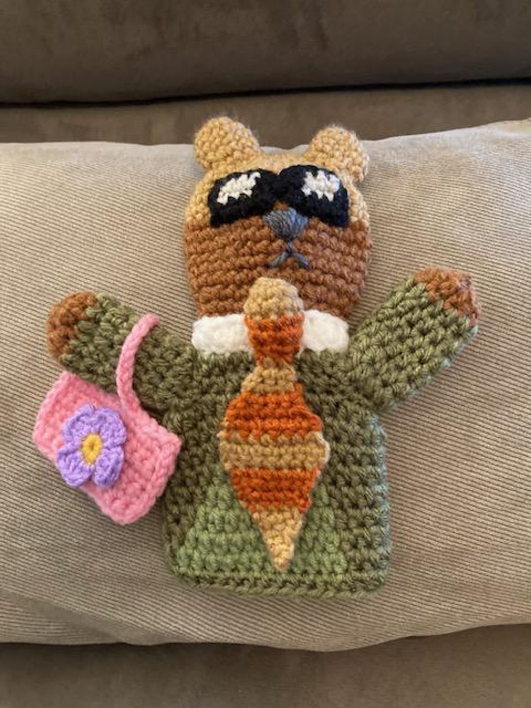 1 Crocheted Unicorse Lawyer (bluey) Puppet for Toddlers / Kids, Gift ...