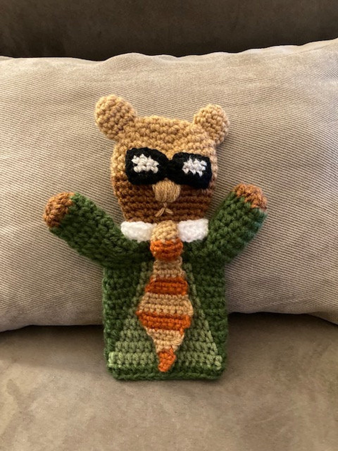 1 Crocheted Unicorse Lawyer bluey Puppet for Toddlers / Kids, Gift, Toy ...