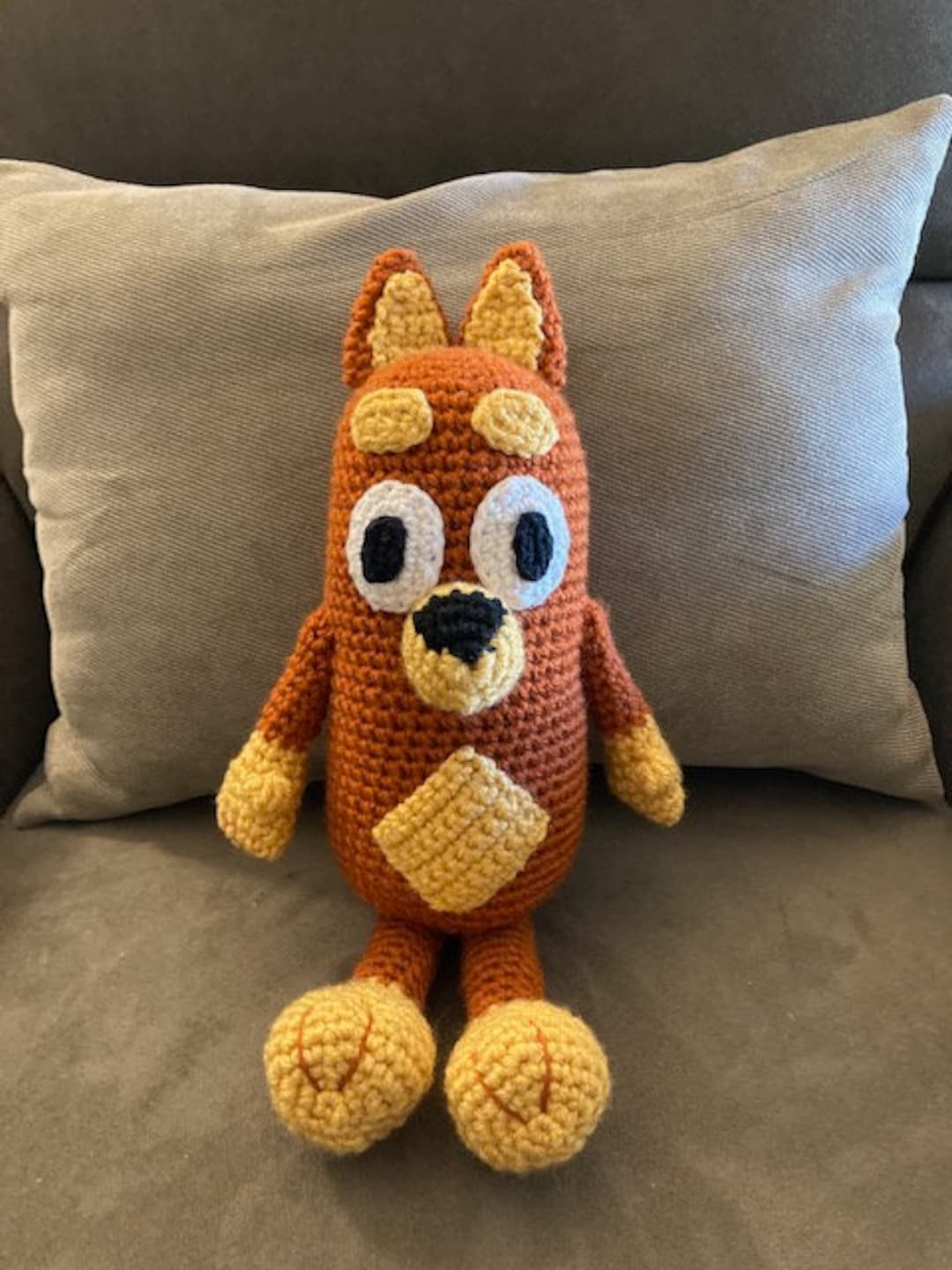 1 Crocheted Rusty (bluey) Character, Gift, Toy. - Etsy