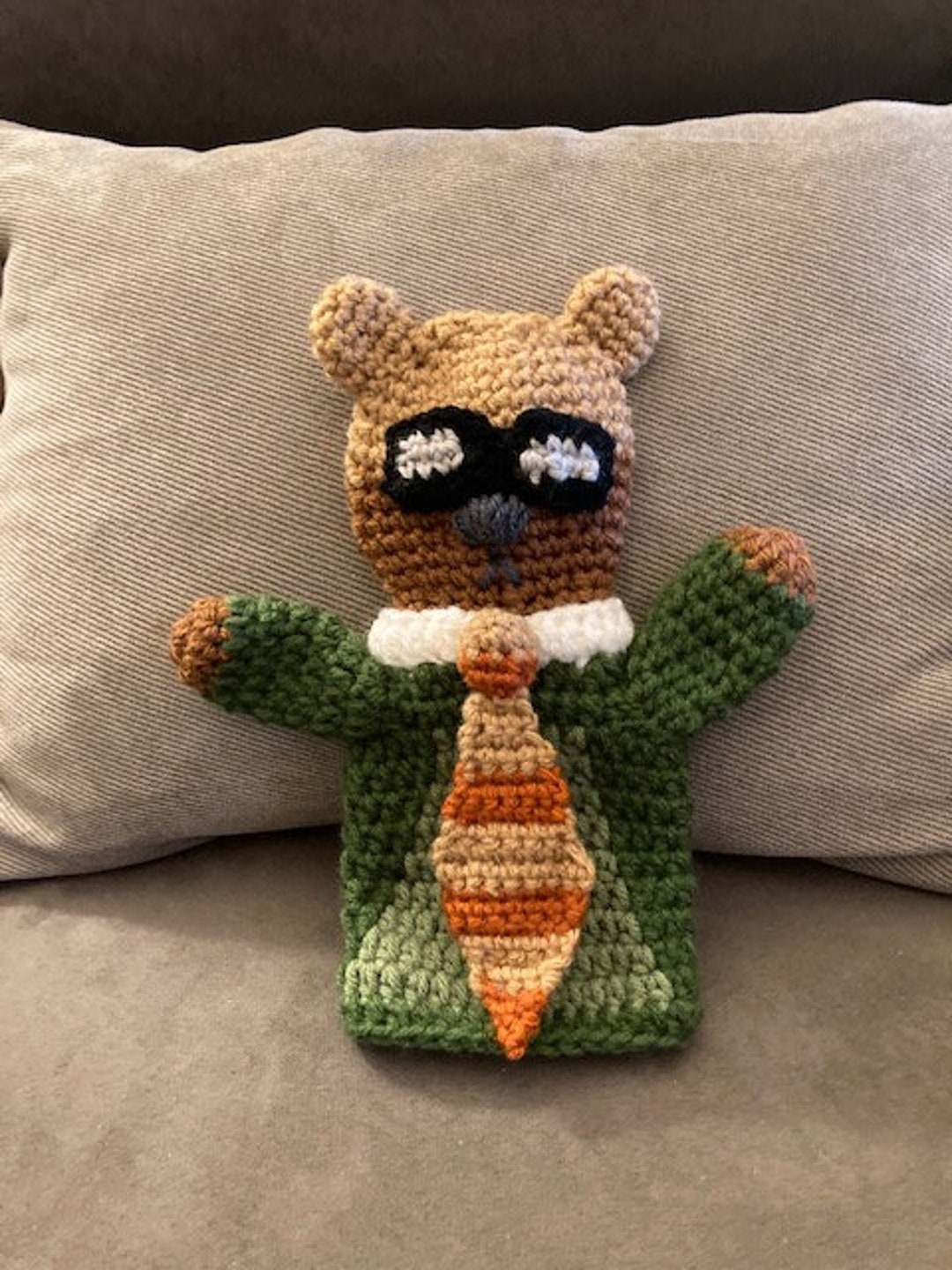 1 Crocheted Unicorse Lawyer bluey Puppet for Toddlers / Kids, Gift, Toy ...