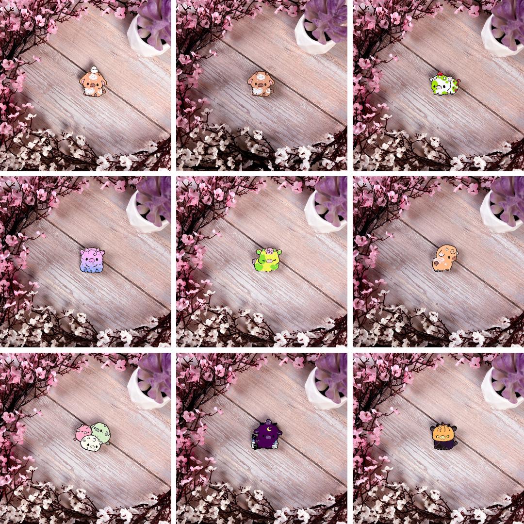Delicows Moo Moos Pt. 1 | Enamel Pins - Etsy