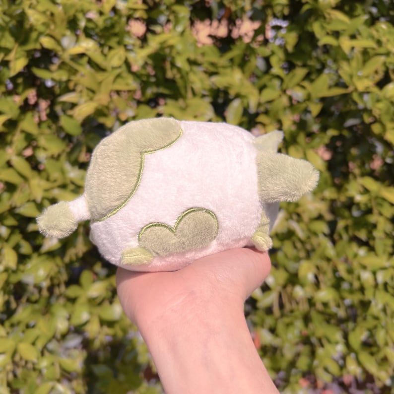Moocha Latte Cow Plush Keychain | Delicows Mochi Puffs - Etsy
