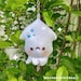 Cute Mochi Squid Plush Keychain - Etsy