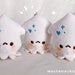 Cute Mochi Squid Plush Keychain - Etsy