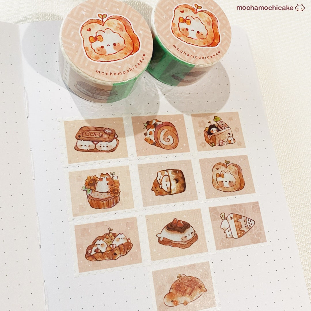Cute Bakery Stamp Washi Tape / Food/ Kawaii/ Decorative Tape/ - Etsy
