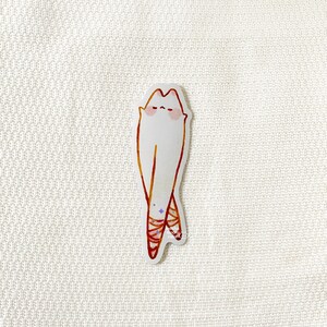 Long Legs Kitties Vinyl Sticker Set/ Holographic/ Die Cut Stickers ...