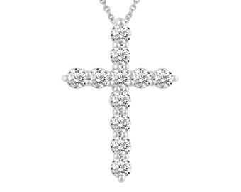 Real Silver Cross Necklace - Etsy