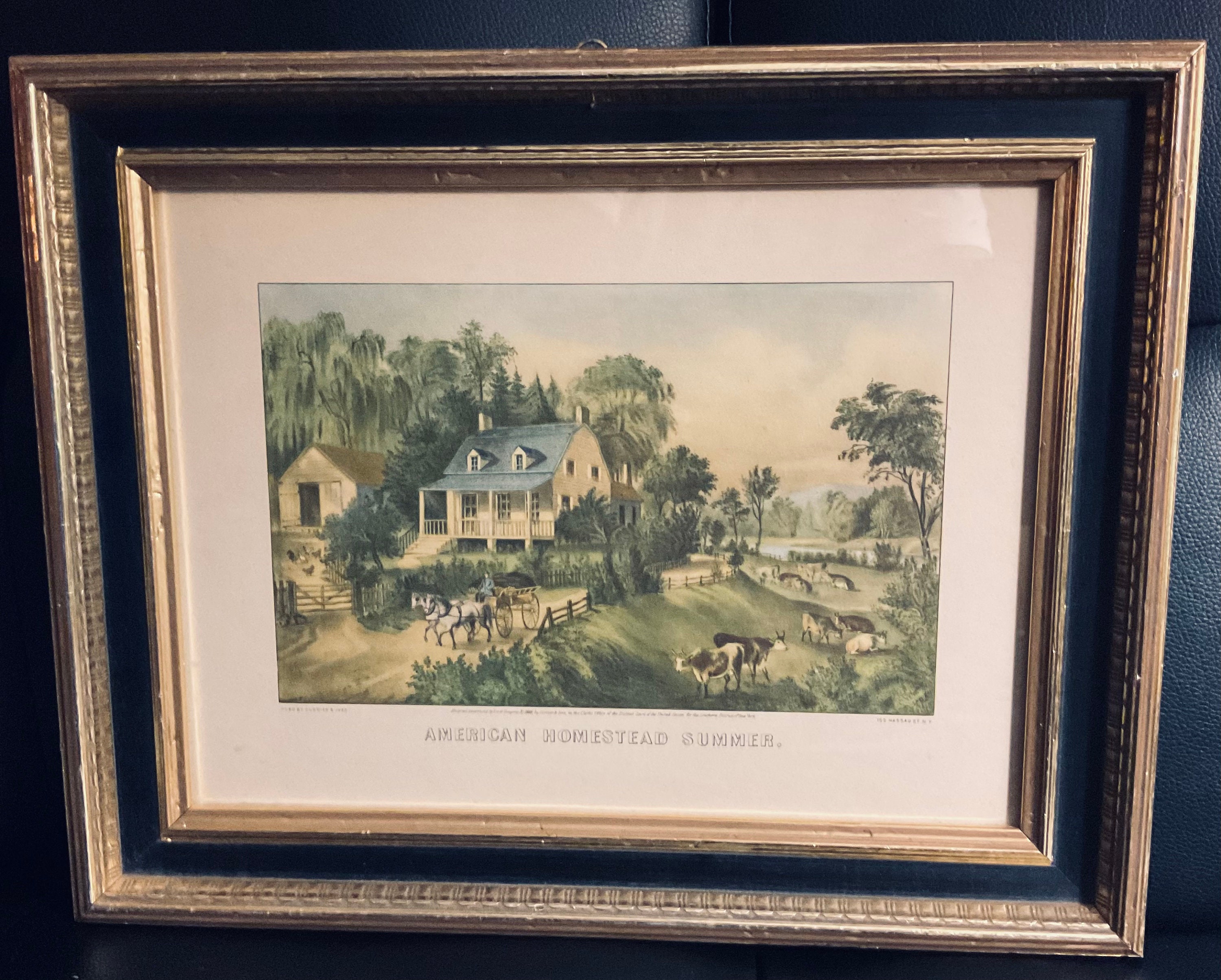 Currier and Ives Lithograph - Etsy