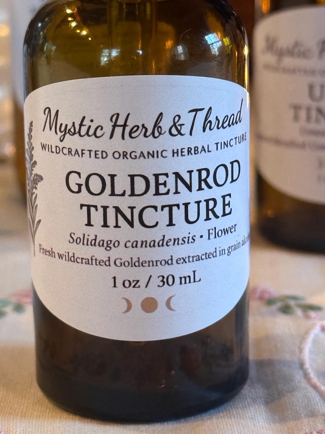 Goldenrod Tincture • Wildcrafted Organic Herbal Extract • Mystic Herb ...