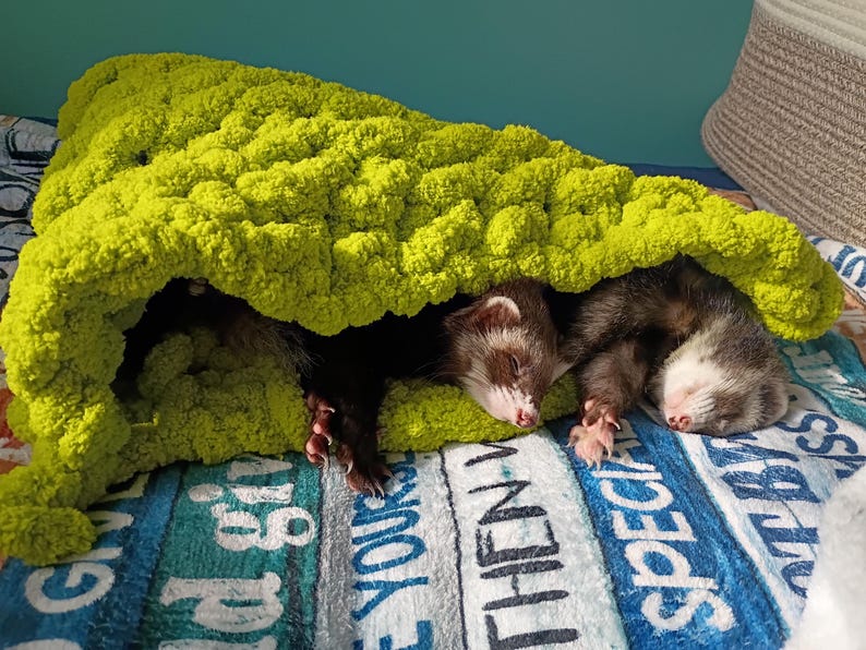 The Ferret Snuggle CONE - More Colors to Choose From, Hand Knitted ...