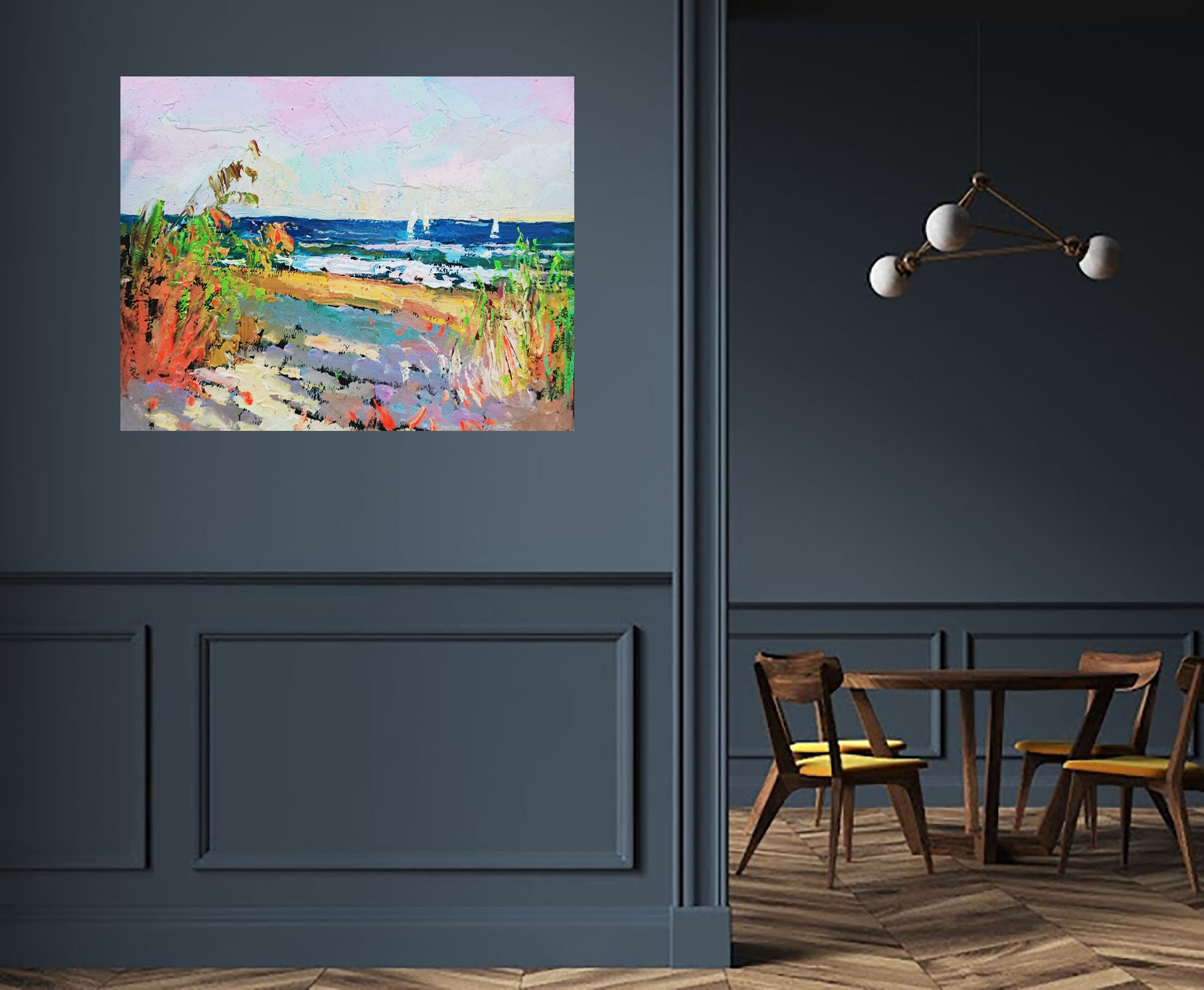 Destin Painting Florida Original Art Henderson Beach Wall Art - Etsy