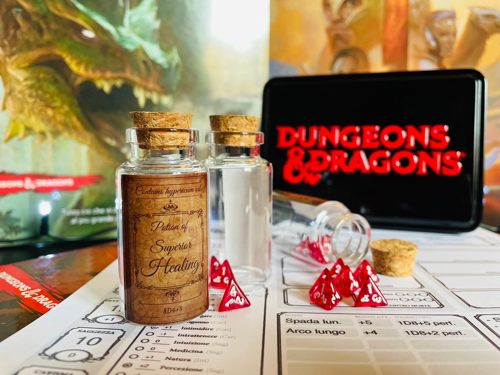 Potion of Healing Box for Dungeons & Dragons - Etsy