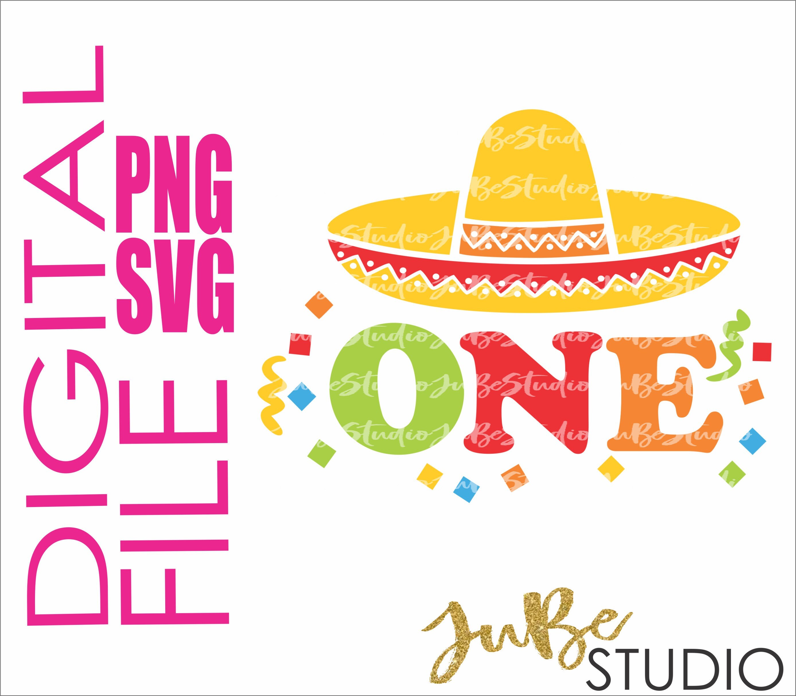 Fiesta ONE Svg, UNO Svg, It's My Fiesta Svg, Fiesta Party Svg, Birthday ...