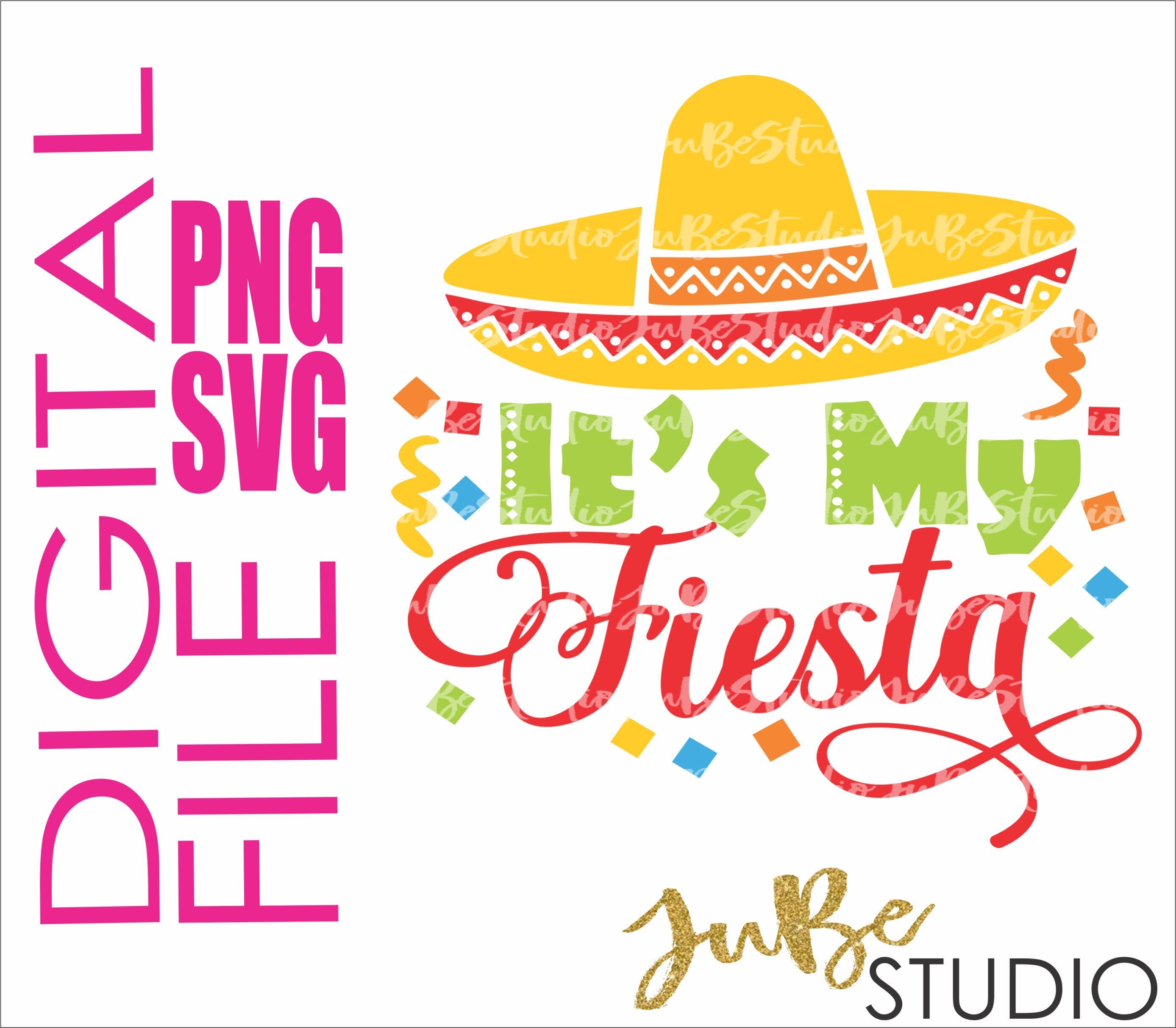 It's My Fiesta Svg, Fiesta Svg, Fiesta Party Svg, Fiesta Png, Birthday ...