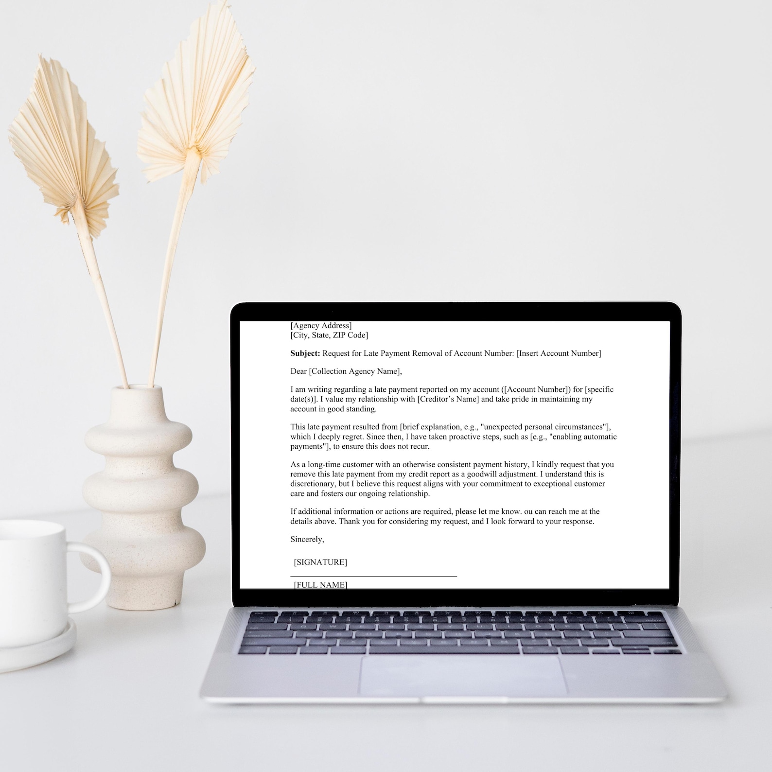 Goodwill Late Payment Removal Letter Template | Credit History ...