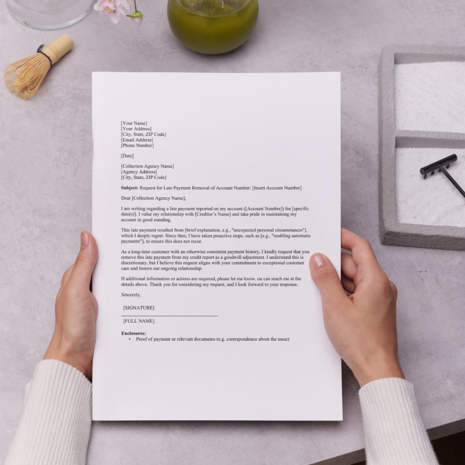 Goodwill Late Payment Removal Letter Template | Credit History ...