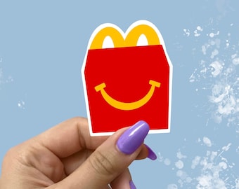 Happy Meal Sticker - Etsy