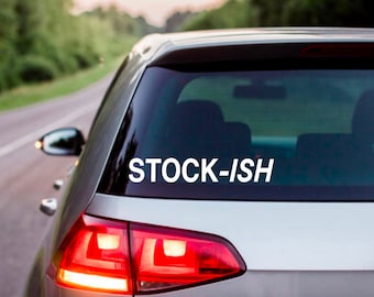 Stockish Car Decal - Etsy