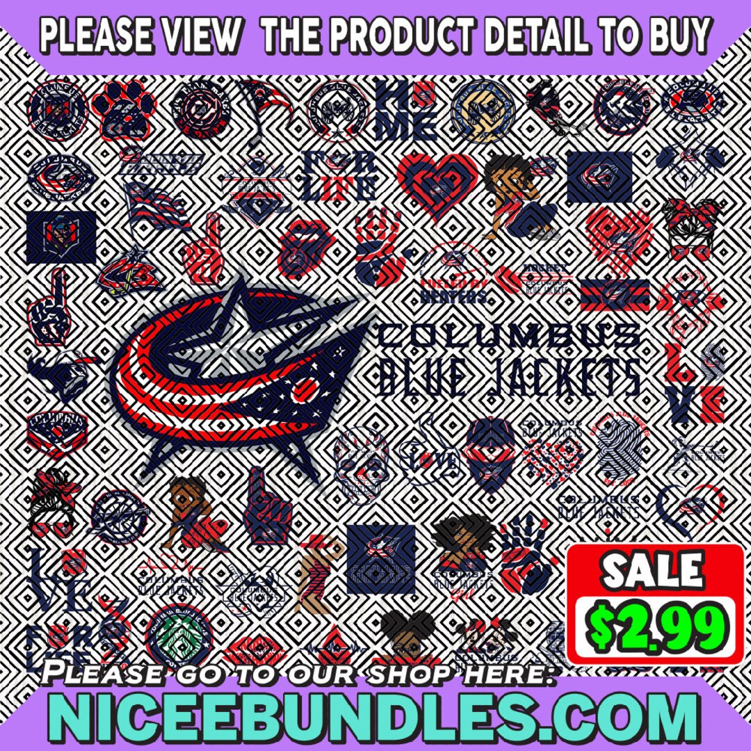 73 Files Columbus-blue-jackets Team Bundles Svg, Columbus-blue-jackets ...