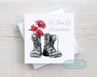 Veteran Sympathy Card - Etsy