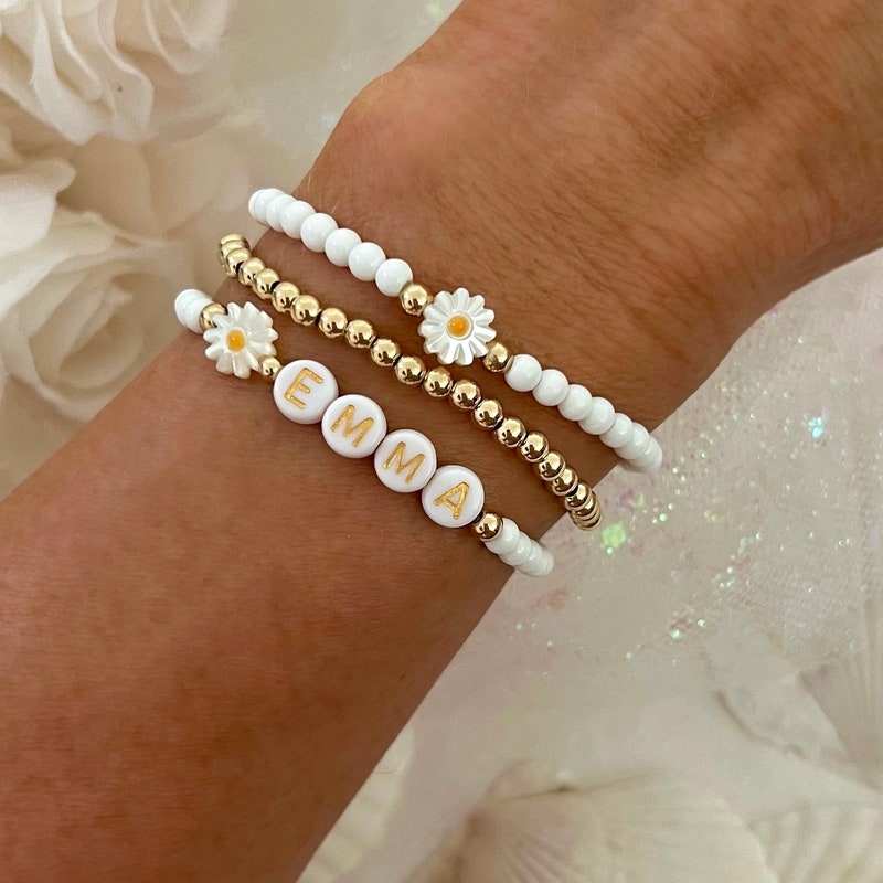 Girls Bead Bracelet - Etsy