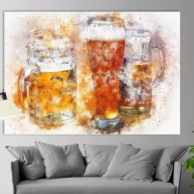 Beer Wall Art - Etsy