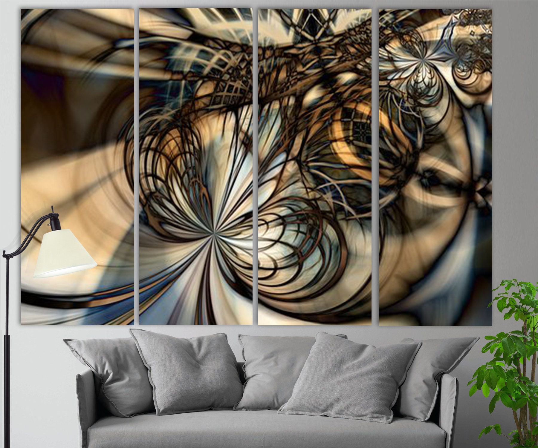 Abstract Painting, Abstract Canvas Print, Abstract Wall Art, Abstract ...