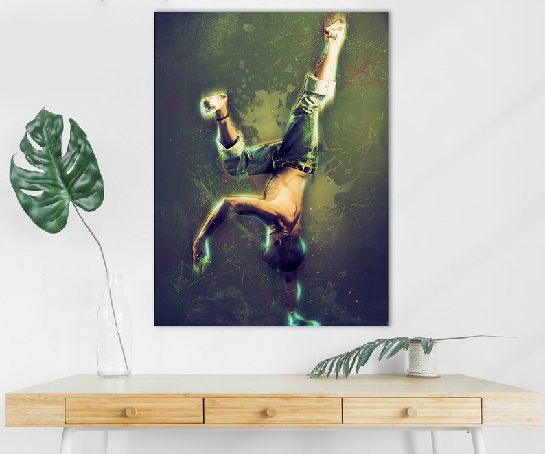 Hip Hop Wall Art Street Dance Canvas Print Dancing Wall Art - Etsy