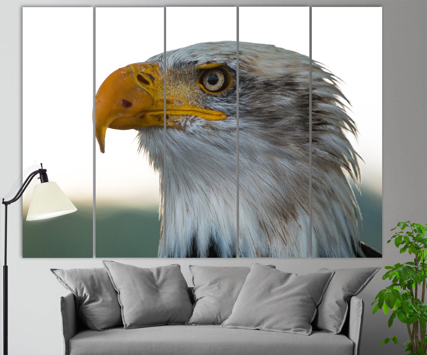 American Bald Eagle Canvas Print, American Wall Art, Eagle Photo, Eagle ...