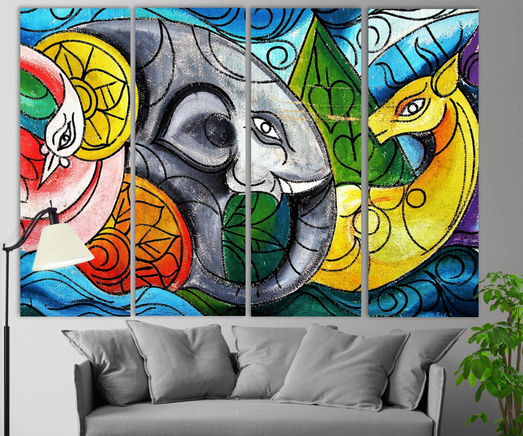 Graffiti Canvas Art Mural Wall Decor Abstract Graffiti - Etsy