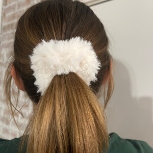 Faux Fur Scrunchies - Etsy