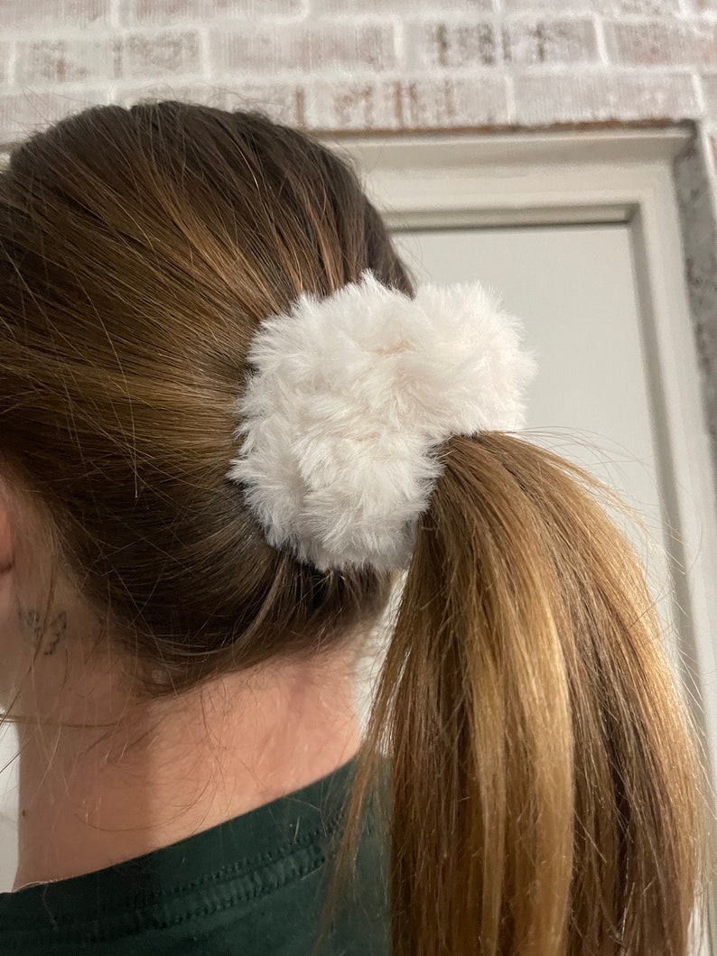 Faux Fur Scrunchies - Etsy