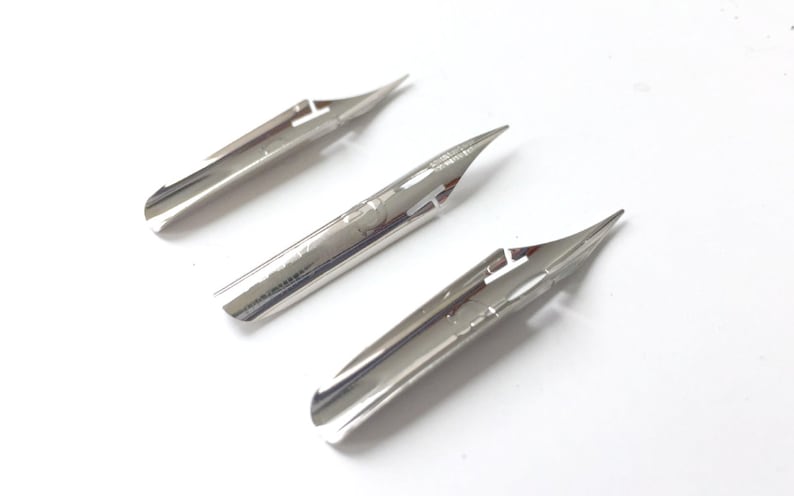 Zebra G Pen Nibs Set of 1 3 5 or 10 Calligraphy Drawing - Etsy