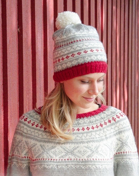 Hand Knitted Traditional Norwegian Sweater in Pure Wool - Etsy