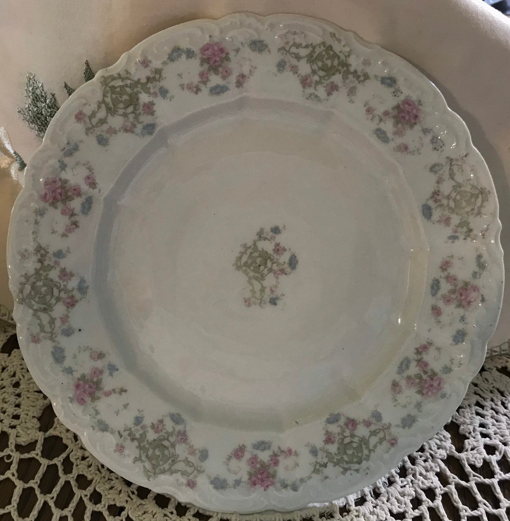 Weimar Germany Floral Plate - Etsy