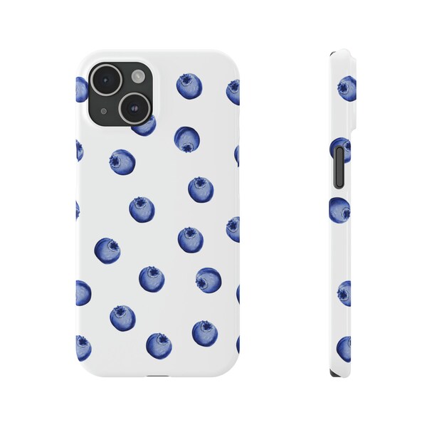 Blueberry Phone Case - Etsy