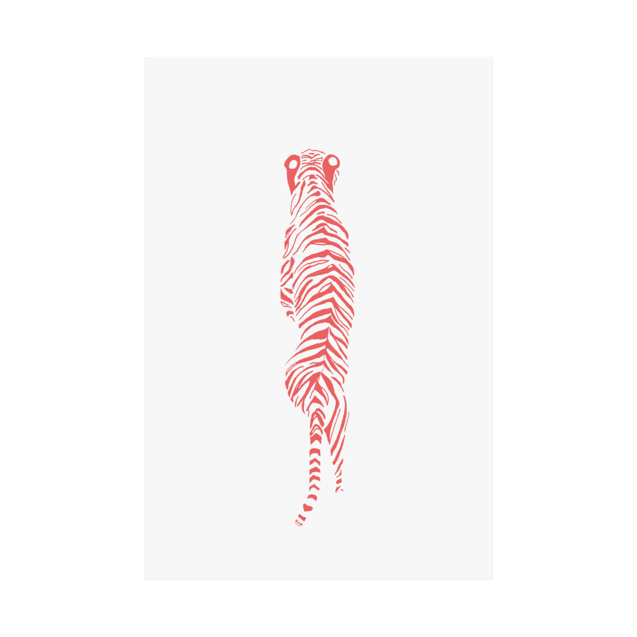 Pink Tiger Print, Pink Tiger Wall Art, Pink Tiger Poster, Pink Tiger ...