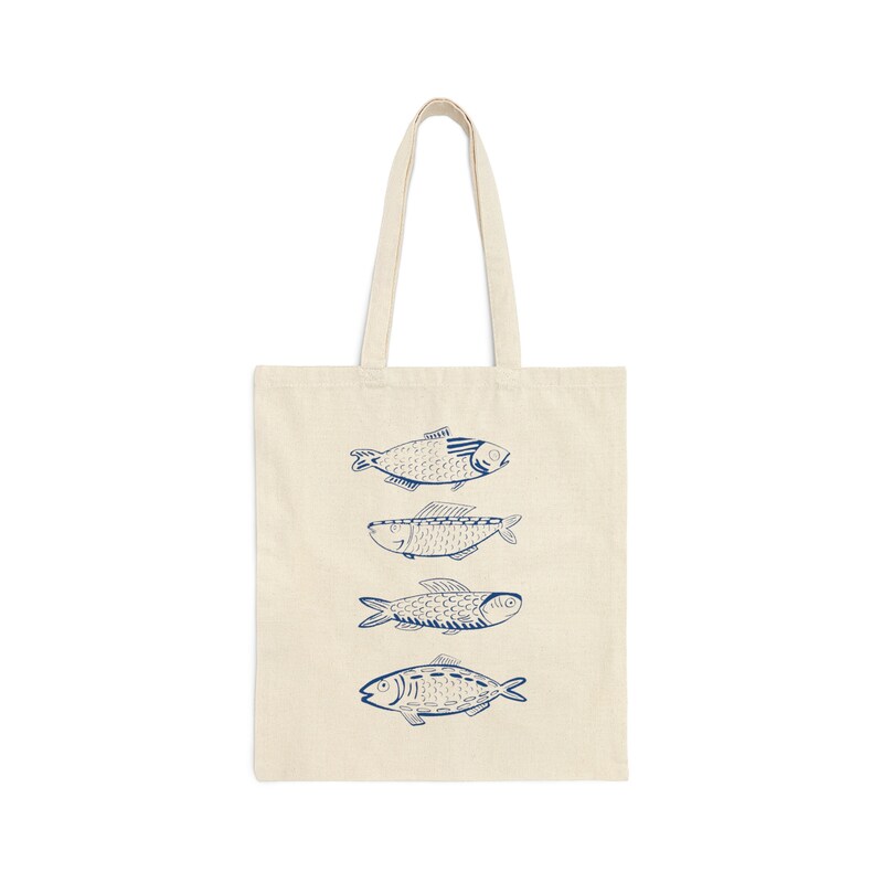 Fish Tote Bag - Etsy