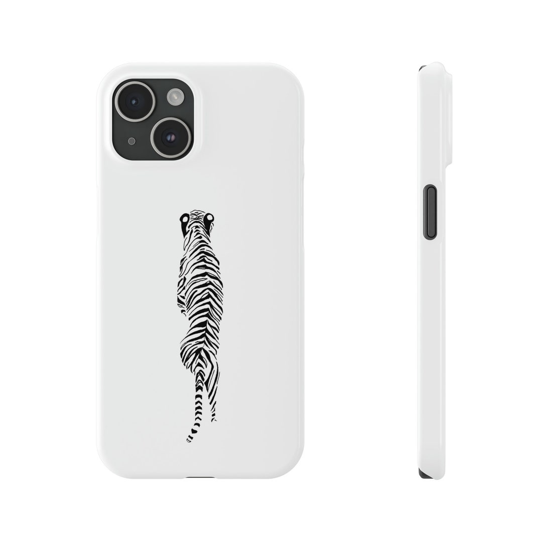 Black and White Tiger iPhone Case, Tiger Print iPhone Case, Tiger Phone ...